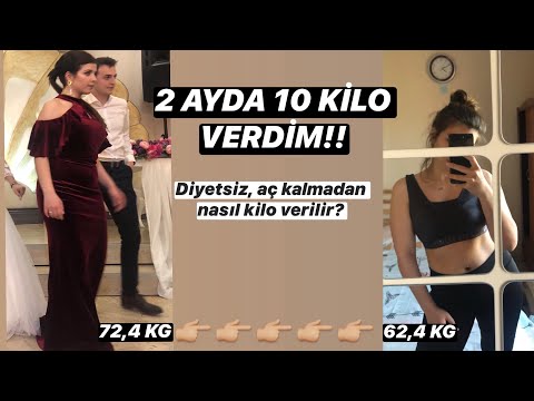 2 AYDA 10 KG VERDİM! DİYETSİZ KİLO VERMENİN 3 ADIMI