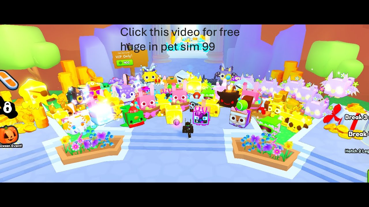 How To Get a free Huge in pet sim 99!! - YouTube