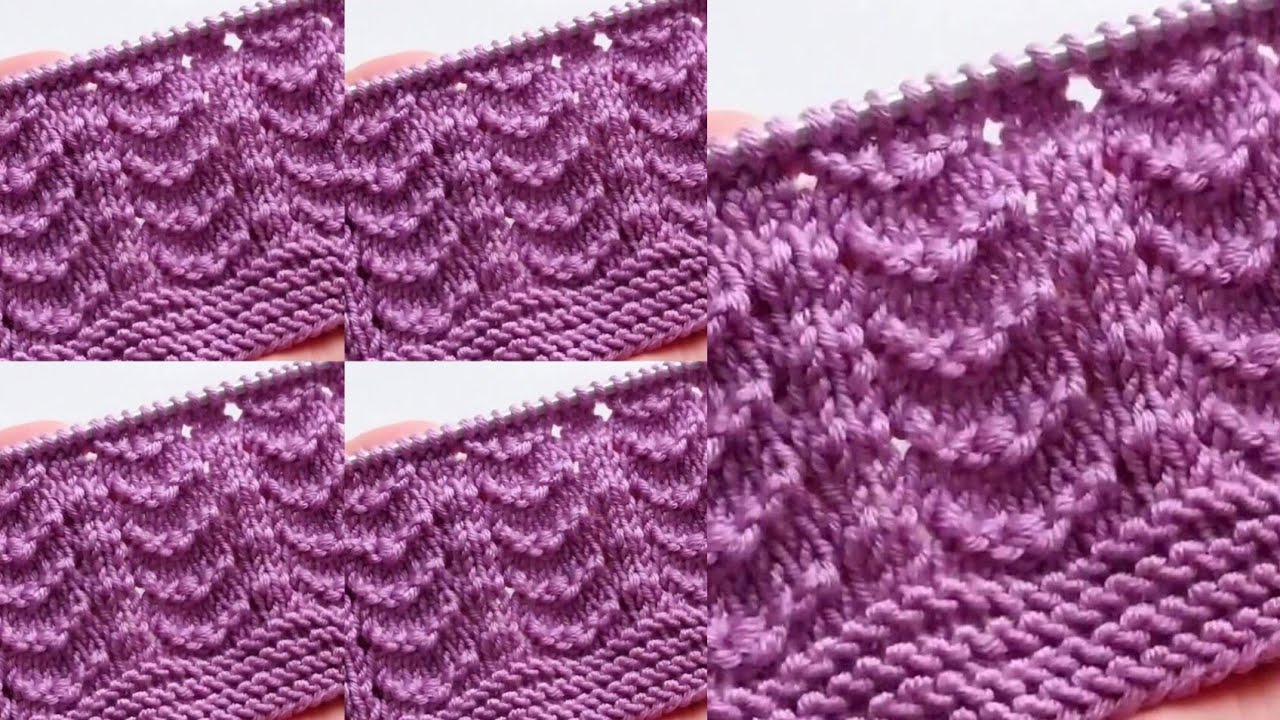 Easy And Beautiful knitting pattern - YouTube