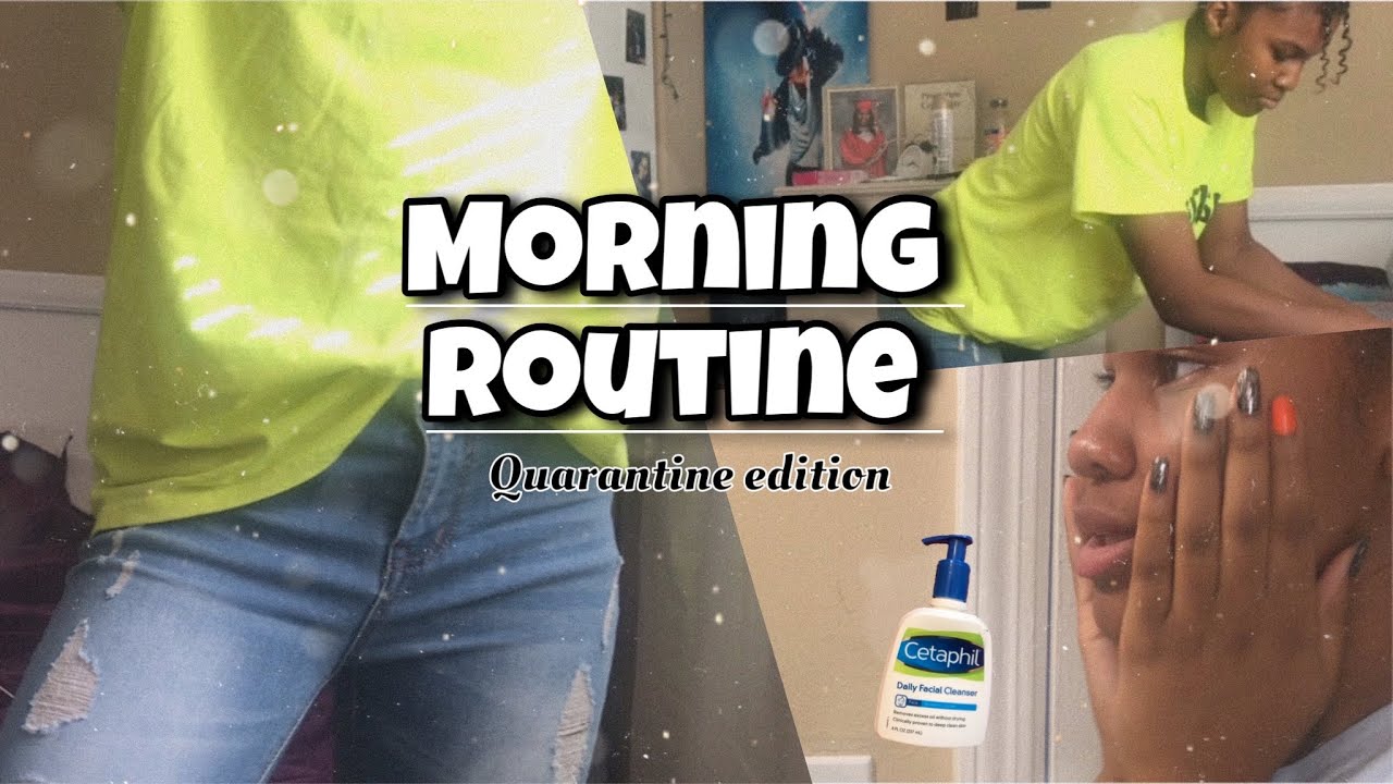 MY QUARANTINE MORNING ROUTINE 2020// SKIN CARE - YouTube