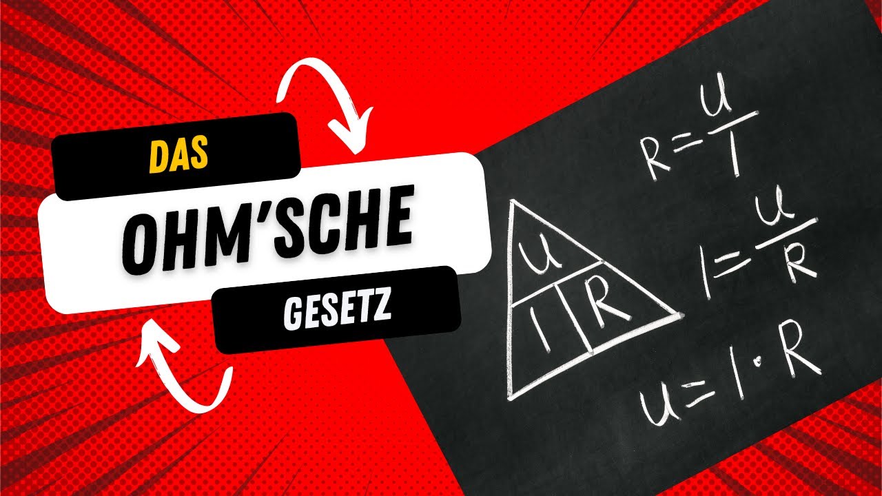 Ohmsches Gesetz - Erklärung und Berechnung - Alles einfach erklärt - YouTube
