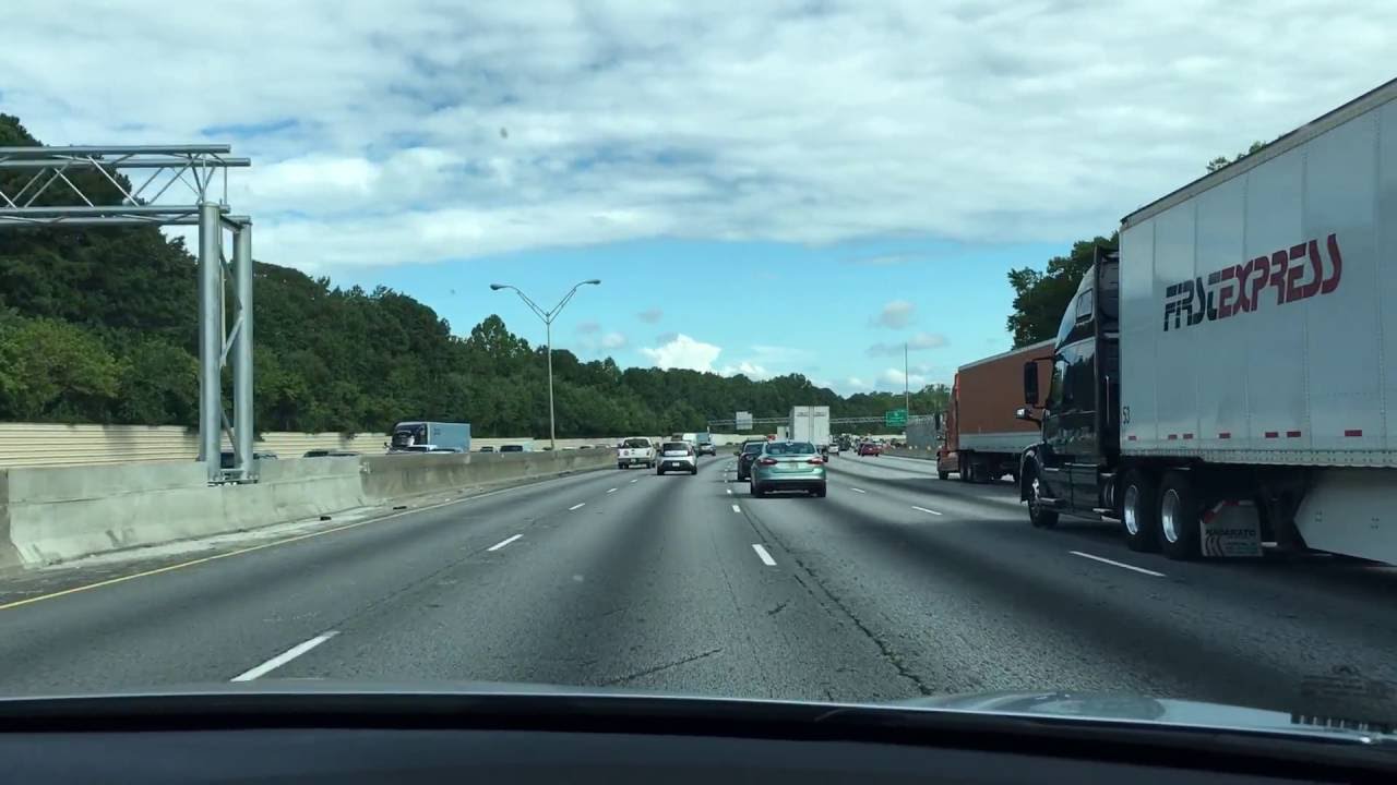 Interstate 75 South into the Atlanta Metro Area - YouTube