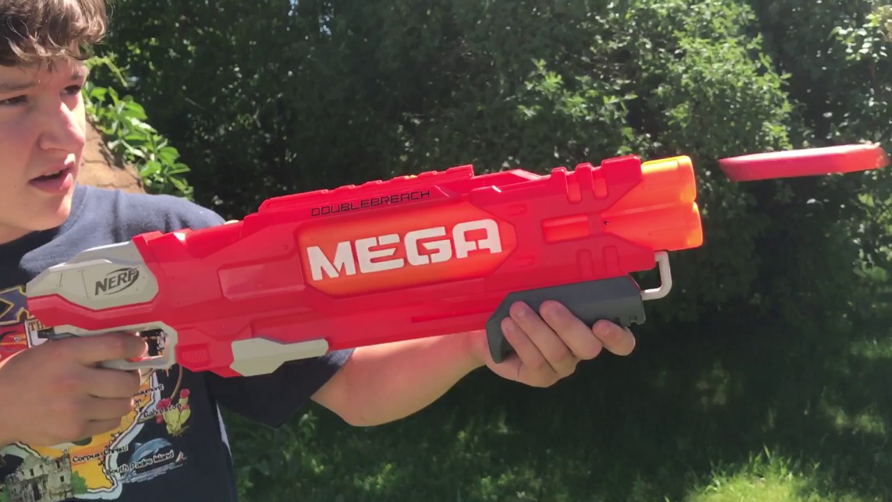Nerf Mega Double Breach Review - YouTube