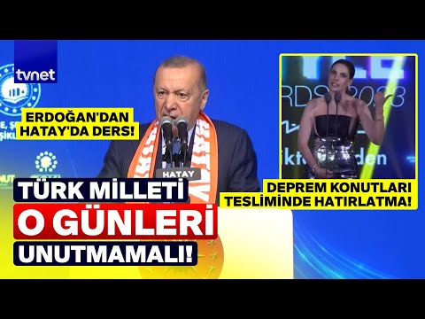 Erdoğan Hatay'da fırtına estirdi! DEPREM DÖNEMİ REZİLLİKLERİ BİR BİR SIRALADI: Leş kargalarına kapak