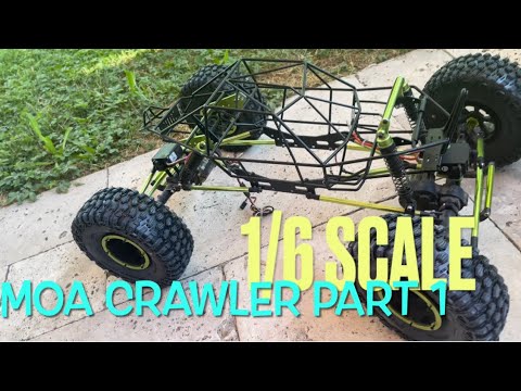 1/6 Scale MOA Crawler Build Part 1 #rccar #scale #rockcrawler Amewi ...