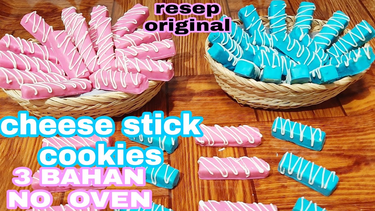 KUE KERING TERBARU 2021 CHEESE STICK,,,NO OVEN 3 BAHAN - YouTube