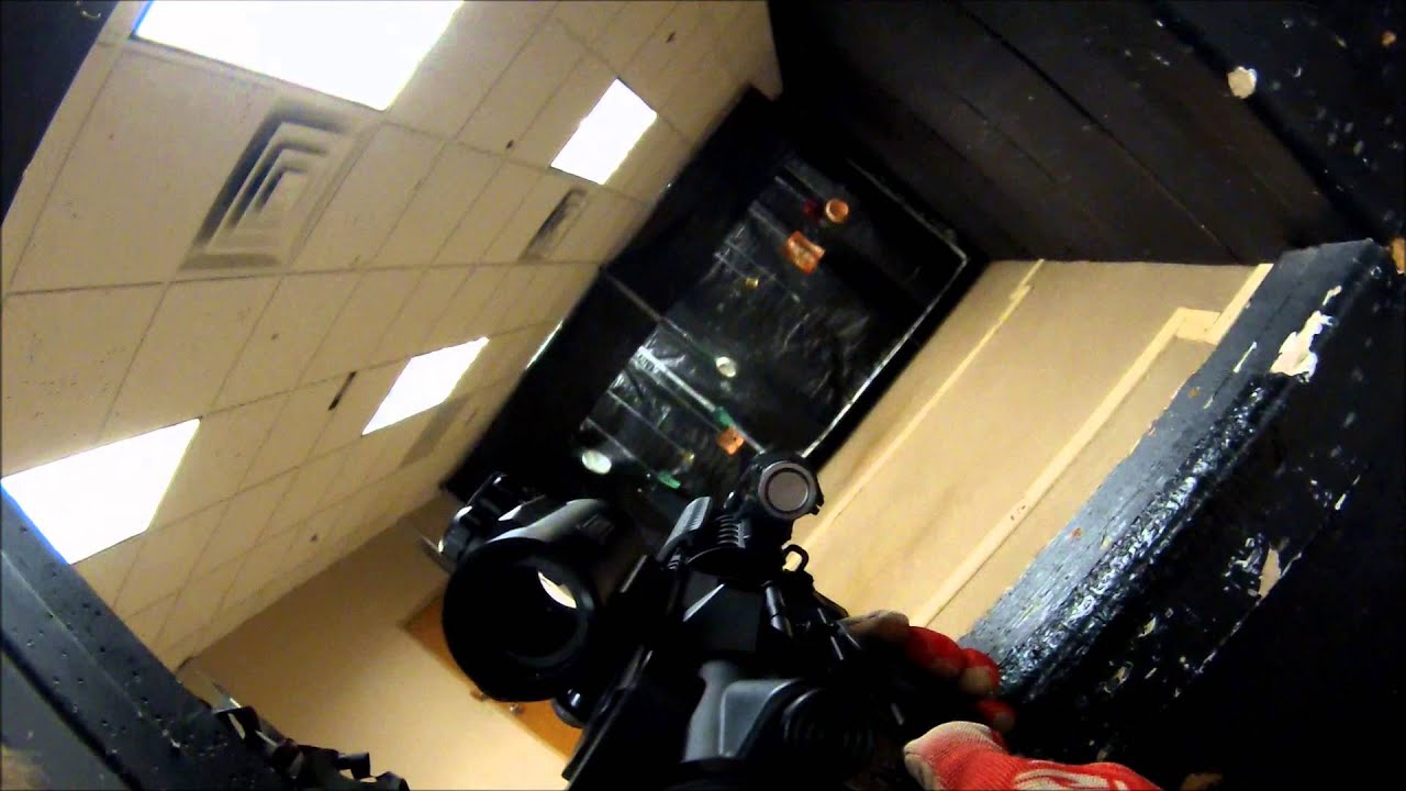 SAS black ops airsoft shooting range - Gopro HD - YouTube