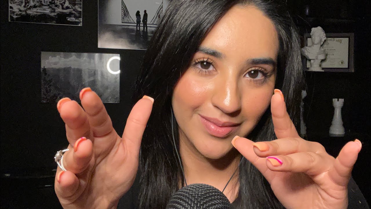 ASMR (NO WHISPERING) finger fluttering, hands sounds 🤲🏼👐🏼 - YouTube