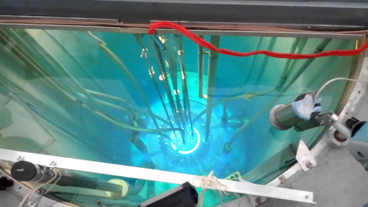Triga, Pulse operation, Nuclear reactor 240 MW, 7.12.2012 - YouTube