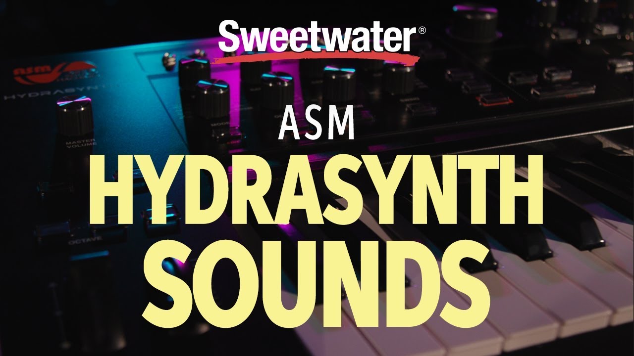 ASM Hydrasynth Sounds Demo — Daniel Fisher - YouTube