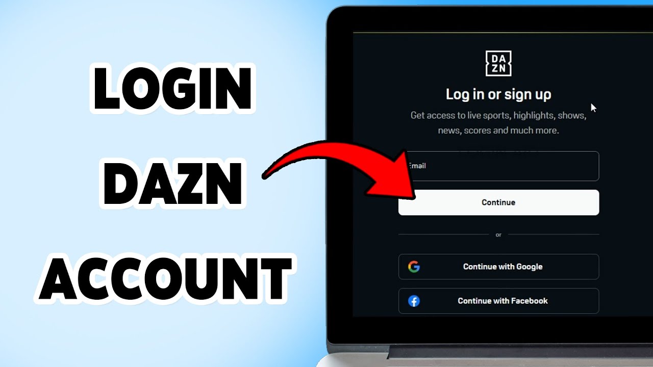 How To Login DAZN Account | DAZN Sports Profile Sign In Guide 2025 ...