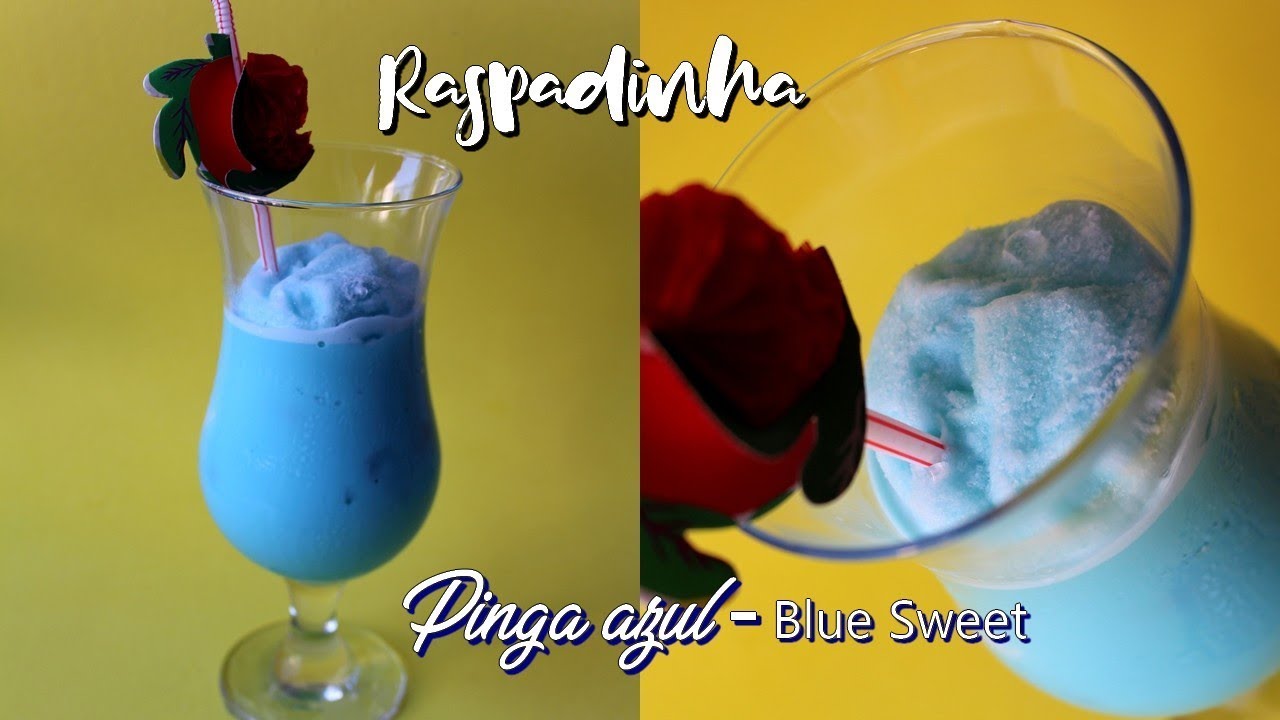 Receitando: Raspadinha de Pinga Azul (Blue Sweet) - Por Cecilia Castro ...