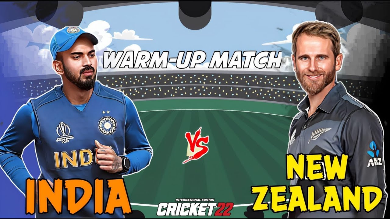 INDIA vs NEW ZEALAND Warm-up | IND vs NZ T20 Match Live - Cricket 22 ...