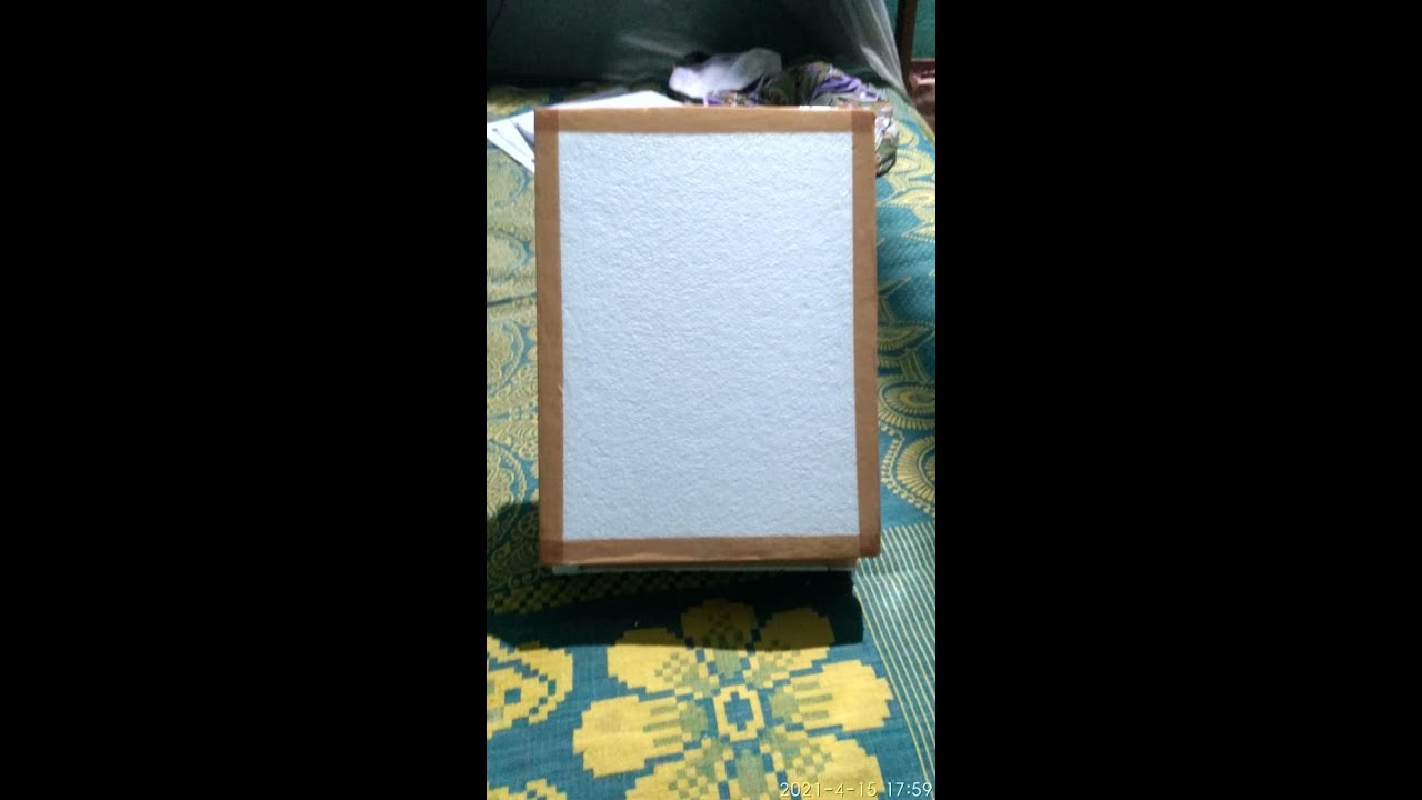 Diy homemade thermocol drawing pad - YouTube