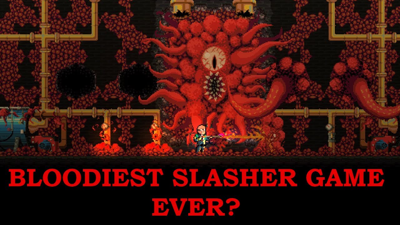 COSMIC HORROR MEETS 80s SLASHER FILM! Side-scrolling scary game ...