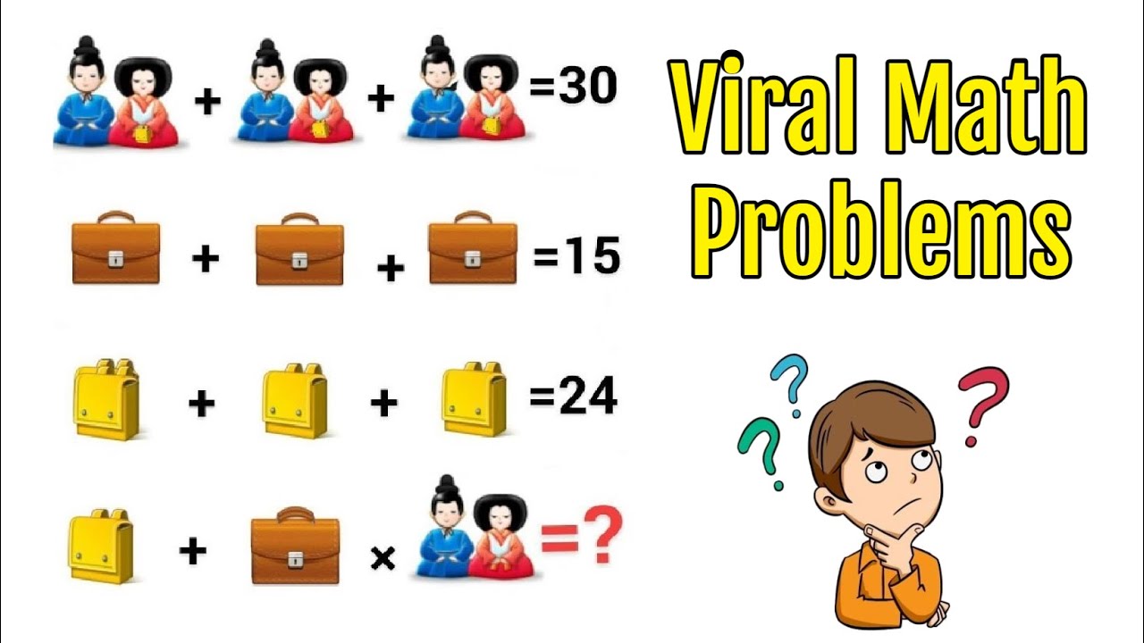 How to Solve these Viral Maths Problems from China | Viral Chinese Math ...