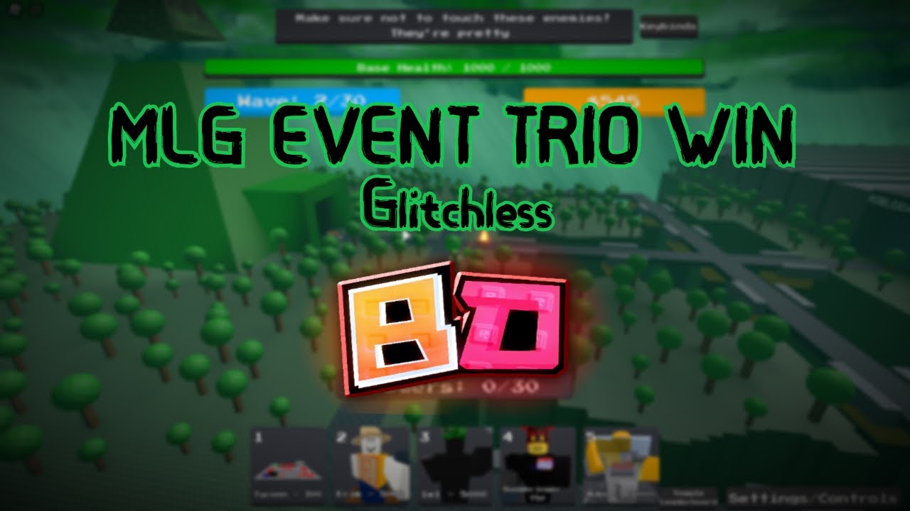 [NUKE] Trio MLG Event Win Glitchless | Brick Defense - YouTube