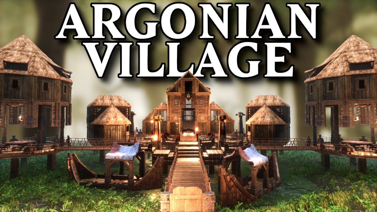 Conan Exiles: Argonian Village - Build Guide (No Mods, Elder Scrolls ...