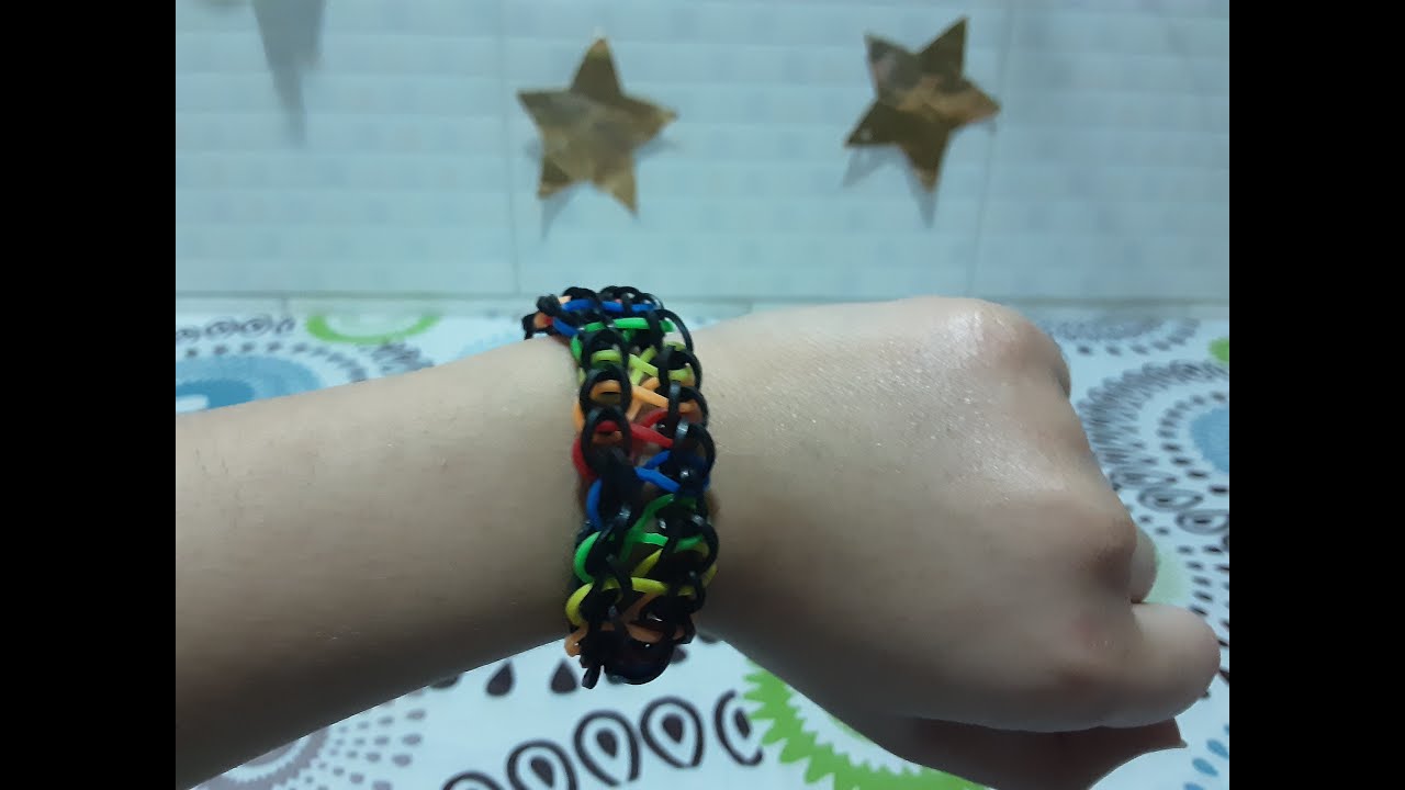 How to make the INFINITY loom band bracelet by Liza - YouTube