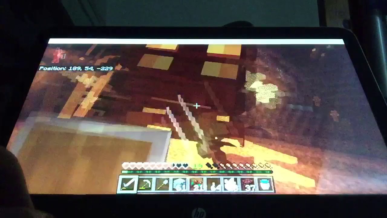 Burning in the nether - YouTube