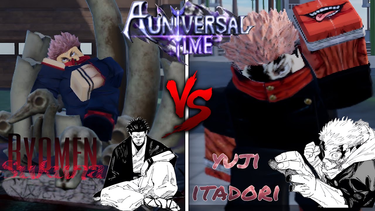 [AUT] SUKUNA “King of Curses” VS YUJI “Vessel” 1v1 - YouTube