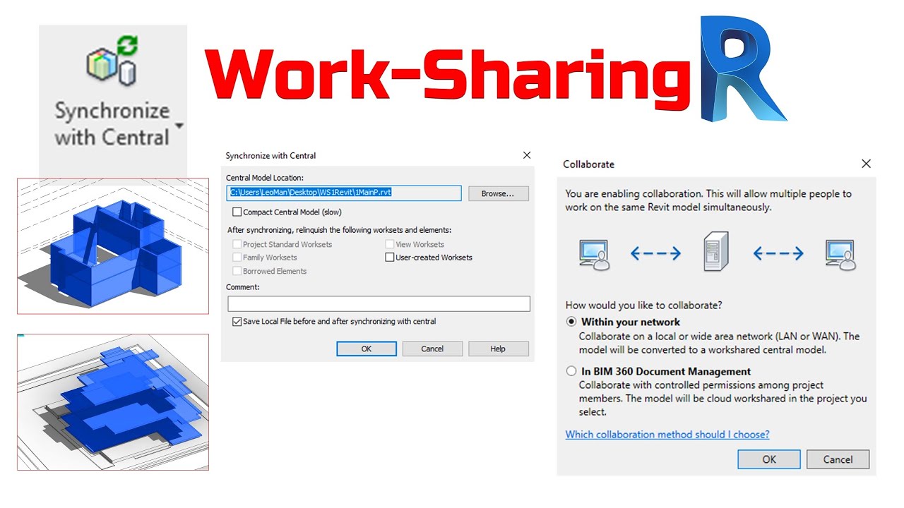 Intro (WorkSharing) Revit مقدمة - YouTube