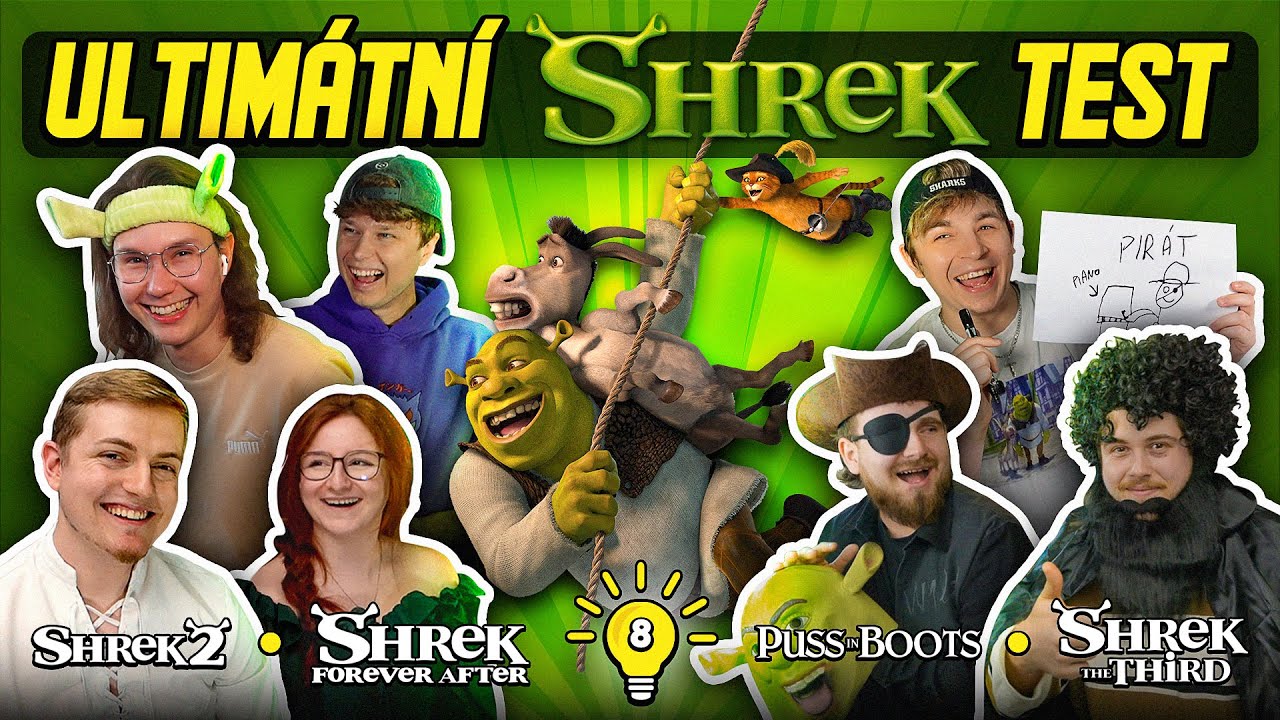 YouTubeři VS. Ultimátní SHREK Test! Opravdu se Vyznáš? - YouTube