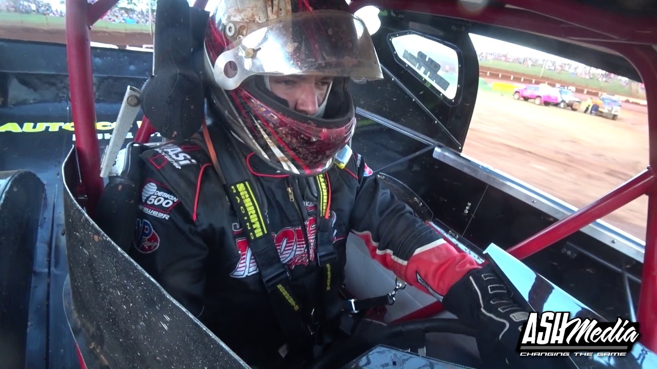 [In-Car] V8 Dirt Modifieds: Kevin Britten - Heat 1 - Archerfield ...