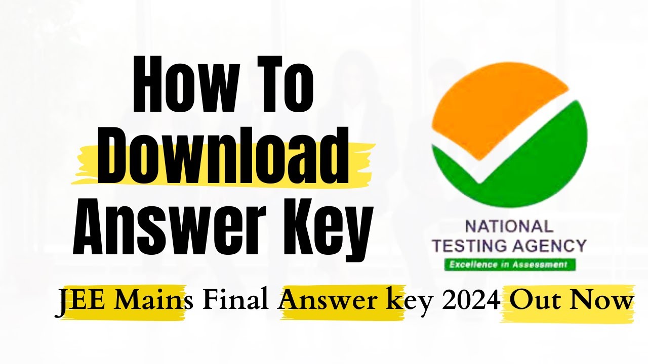 JEE Mains 2024 Answer Key | Jee Mains Answer Key 2024 | #jeemains ...