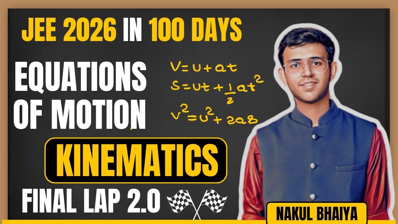 Kinematics: Stop Memorizing! The TRUTH Behind Equations of Motion ...