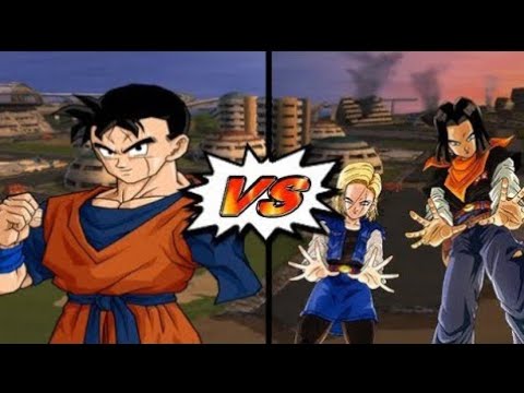 Gohan vs Android 17 e Android 18 - YouTube