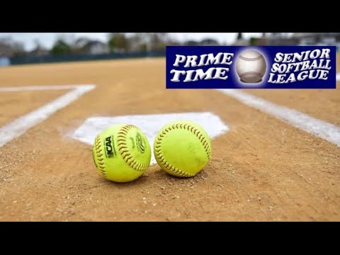 Prime Time Senior Softball 8-18-24 Field 1 - YouTube