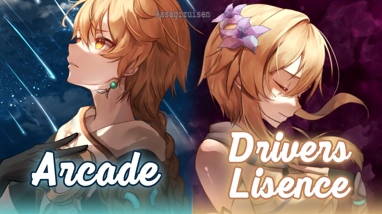 Nightcore - Arcade Drivers Lisence (Switching Vocals) - Lyrics - YouTube