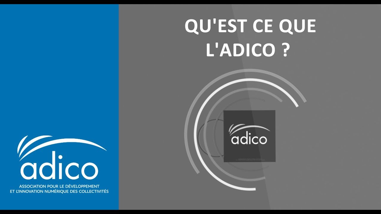 Qu'est ce que l'Adico ? - YouTube