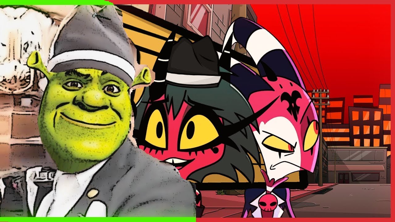 HELLUVA BOSS and Shrek Coffin Dance Mashup @Ozyrys - YouTube