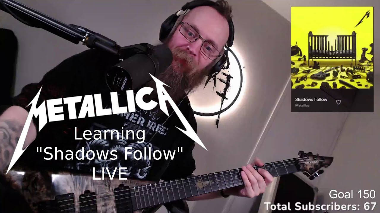 Live-Learning METALLICA Shadows Follow 72 Seasons - YouTube