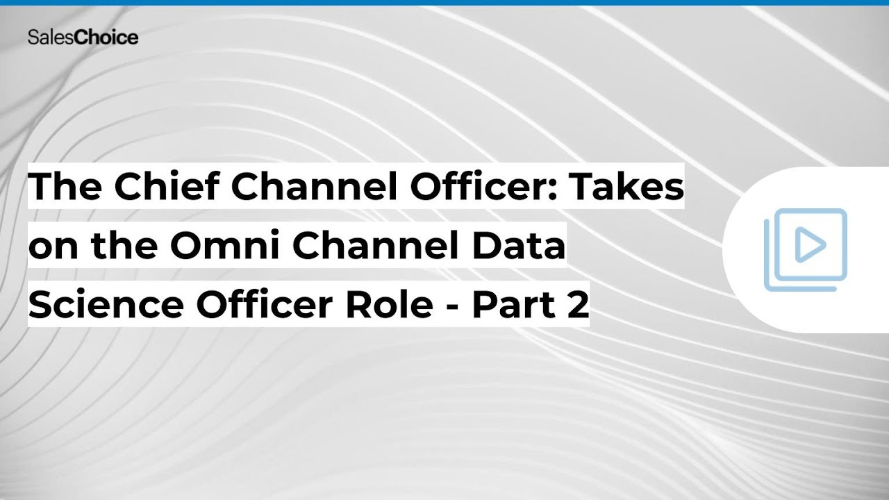 The Chief Channel Officer: Takes on the Omni Channel Data Science ...