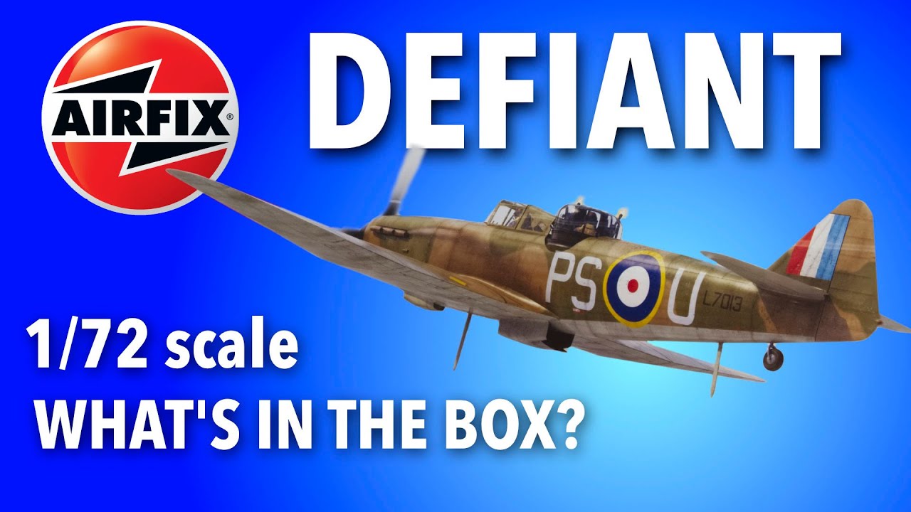 AIRFIX DEFIANT - 1/72 scale kit- what's in the box? - YouTube