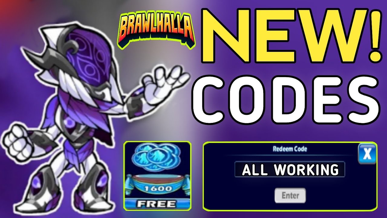 FINALLY!! BRAWLHALLA REDEEM CODES - BRAWLHALLA CODES 2023- CODES ...