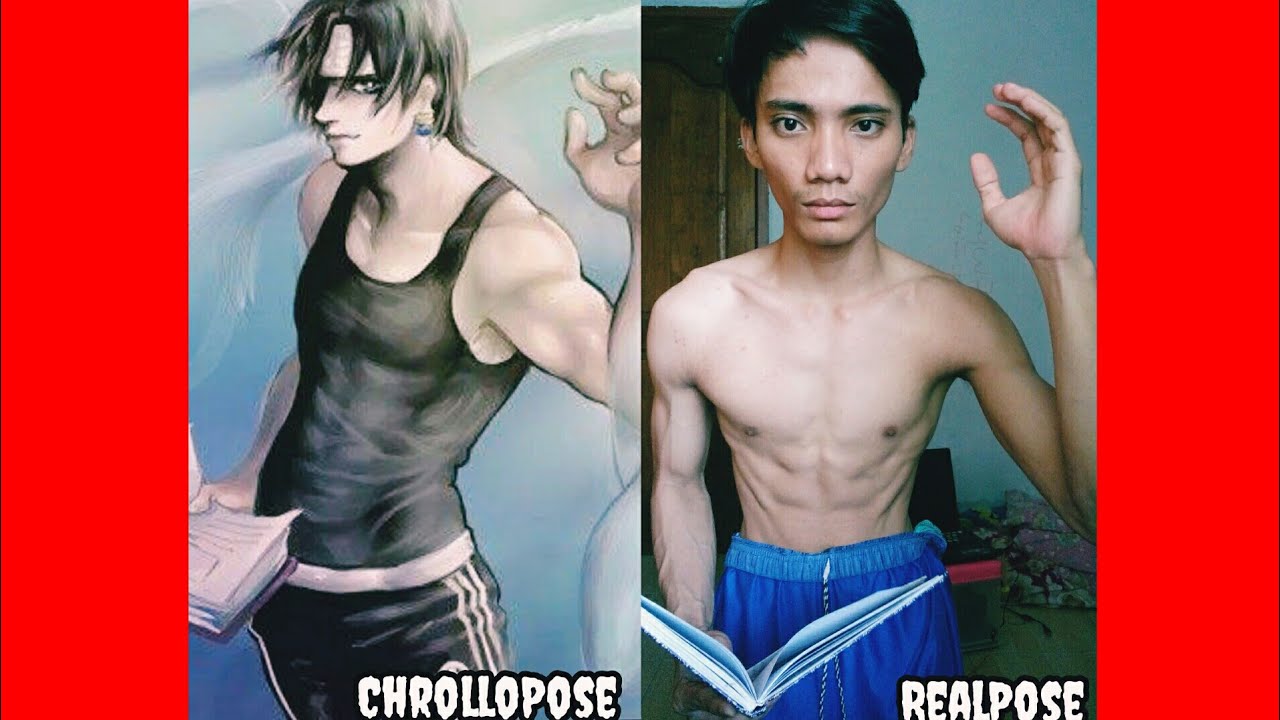 Chrollo Muscle Pose Real Life - YouTube