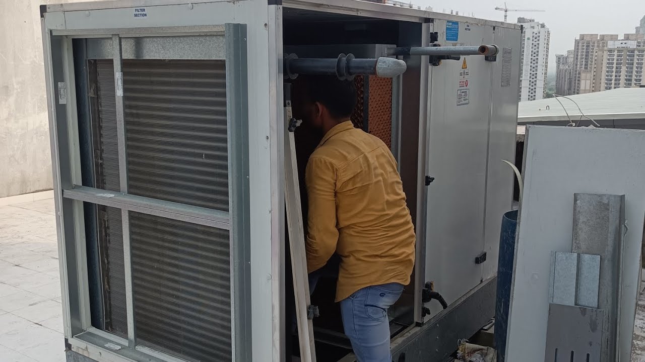 Double stage air washer Mechanism, HVAC,AHU - YouTube