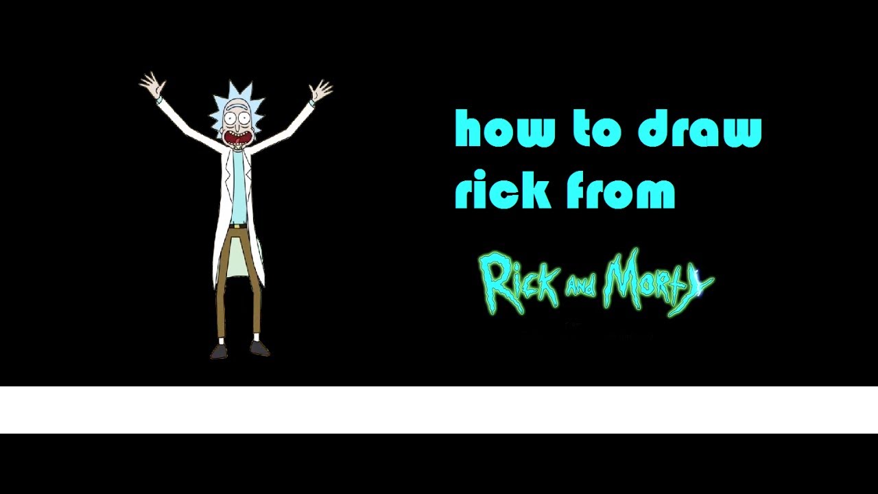 how to draw rick part 2 - YouTube