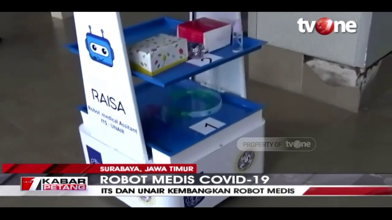 RAISA, robot canggih medis covid-19 - YouTube
