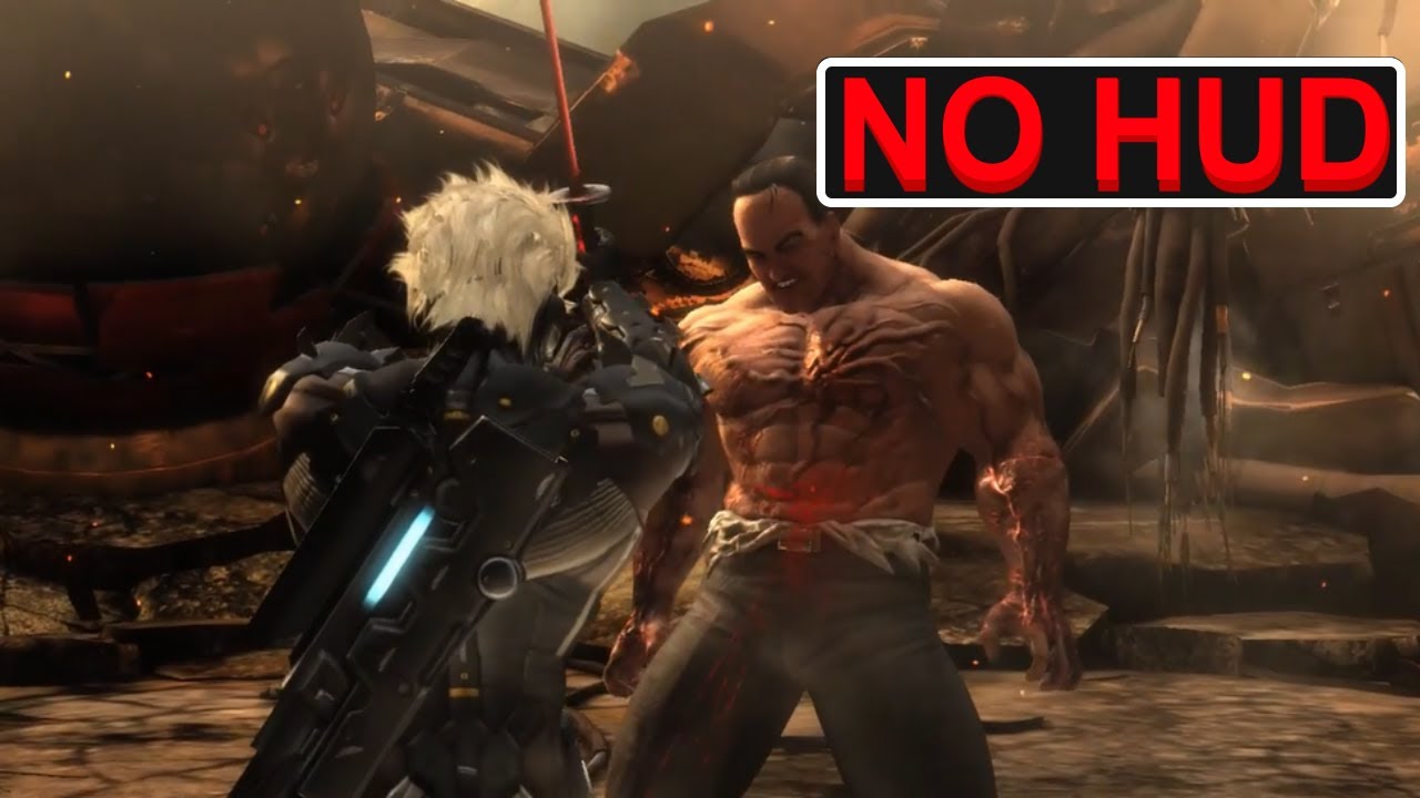 QTE And Blade Mode Moments with no HUD - Metal Gear Rising - YouTube