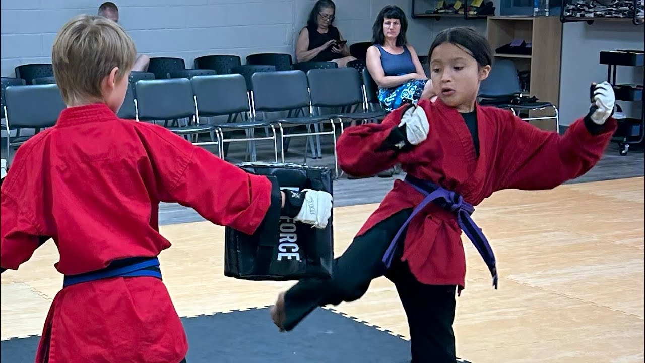 Kids karate -white through red belt - season of balance - week of July ...