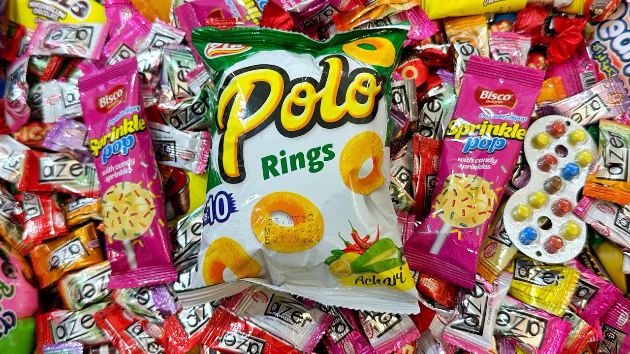 Satisfying Video | Yummy Rainbow POLO Snacks,Candies and Chocolates ...