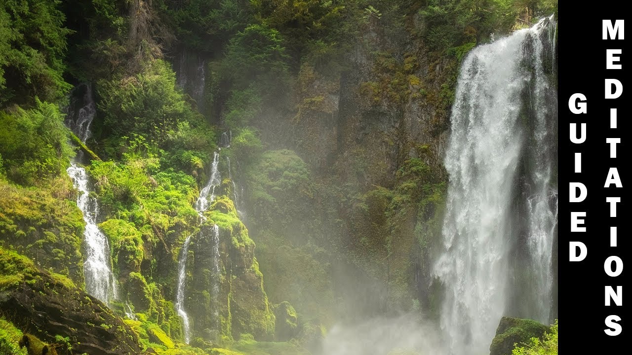 Healing Waterfall Meditation | Guided Meditation - YouTube