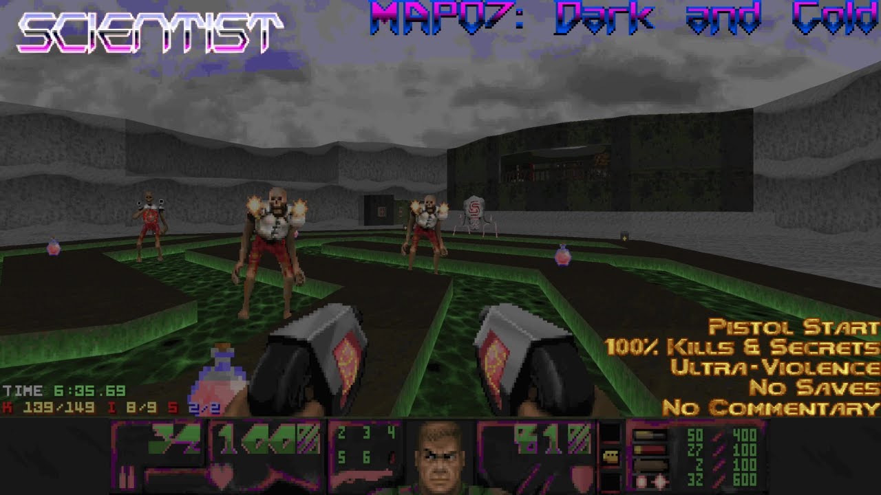 Doom 2 - Scientist 2023 - MAP07: Dark and Cold - YouTube