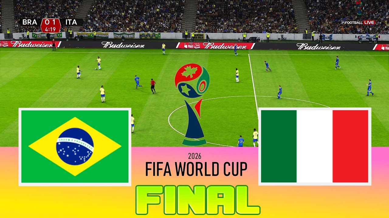 BRAZIL vs ITALY - Final FIFA World Cup 2026 | Full Match All Goals ...