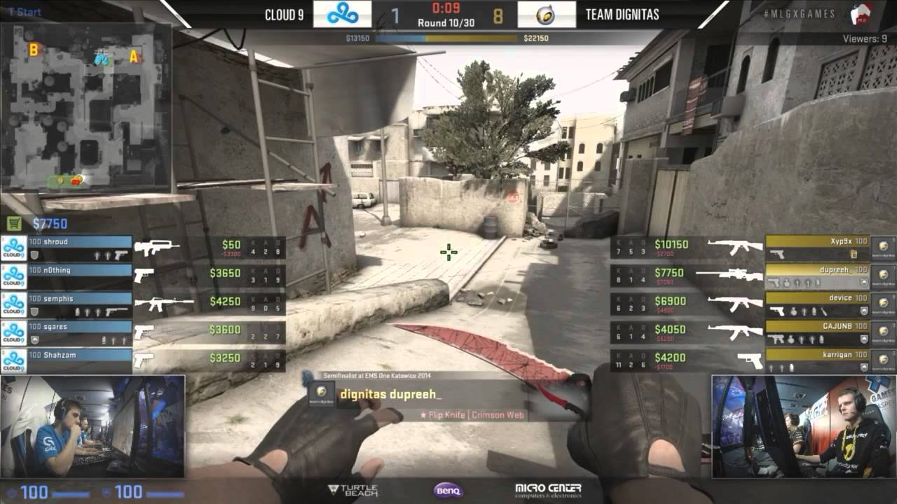 MLG X-Games: Cloud 9 vs Dignitas - YouTube